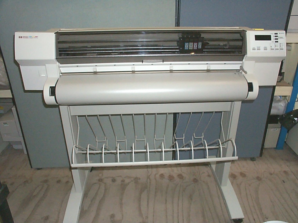 HP Design Jet 750C Plus (D-size) C4708A printer service and repair in ...